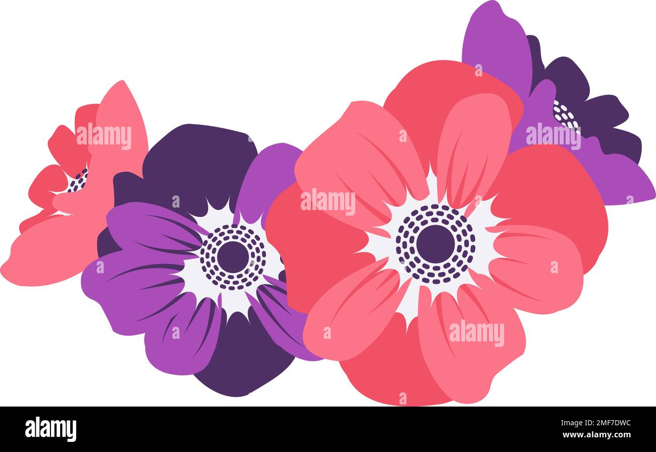 Open wildflower Stock Vector Images - Alamy