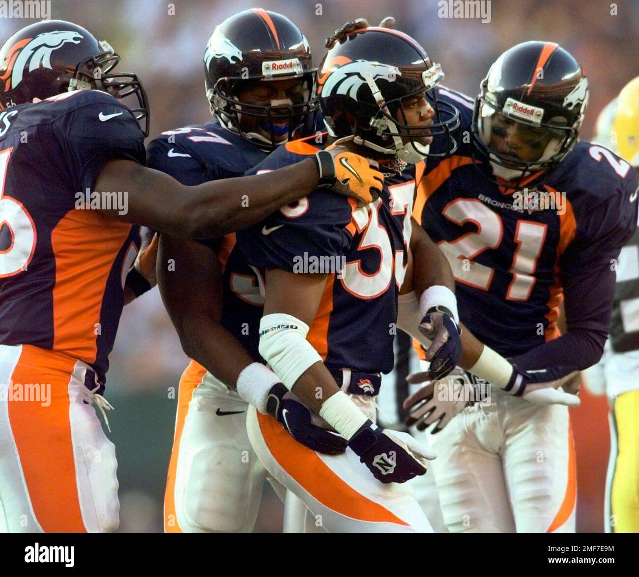 FILE - In this file photo dated Sunday, Jan. 25, 1998, Denver Broncos ...
