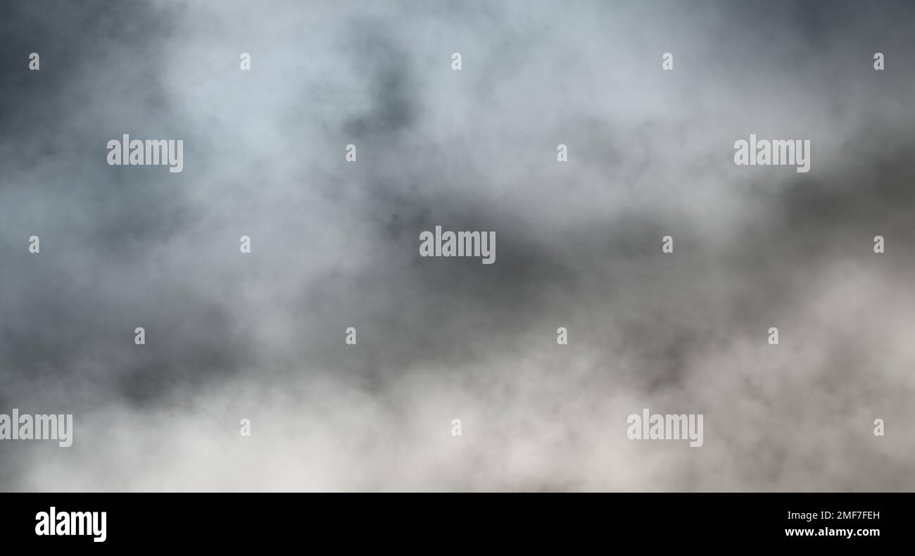 Gray smoke background, neutral colors, fog or cloud texture, place for ...