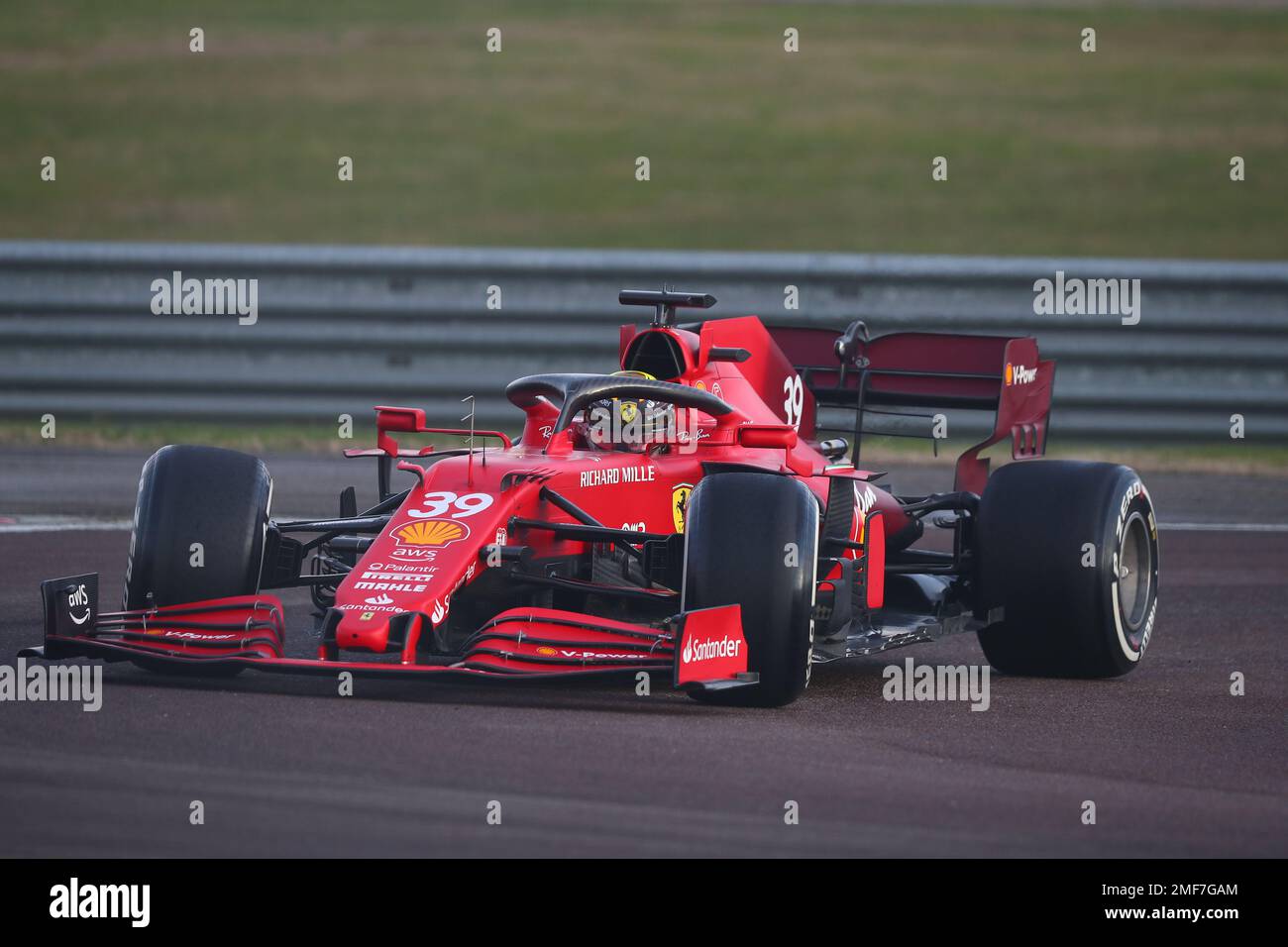 #39 Robert Shwartzman, Scuderia Ferrari during a test with the old 2021 ...