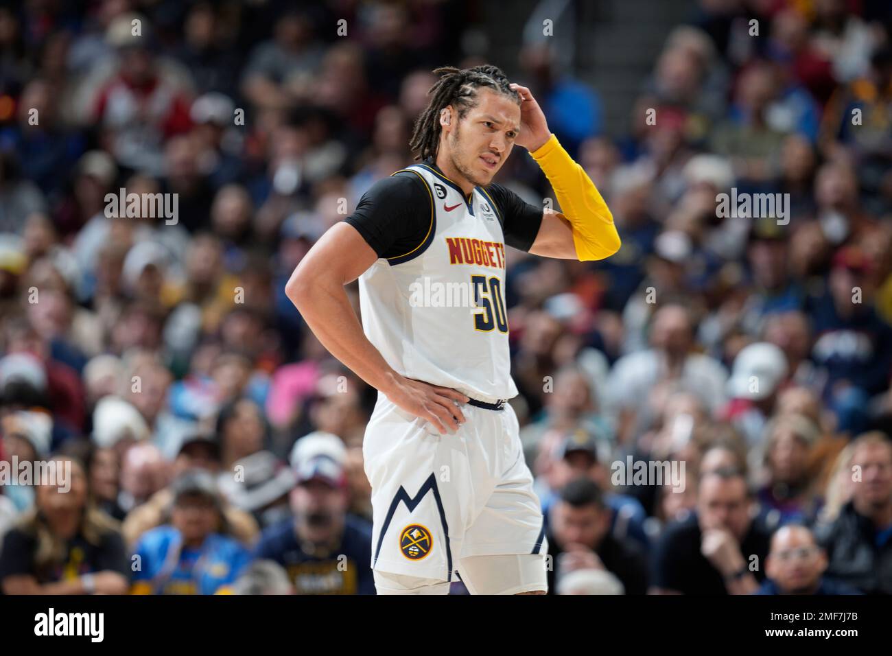 Denver Nuggets forward Aaron Gordon (50) in the first half of an NBA ...