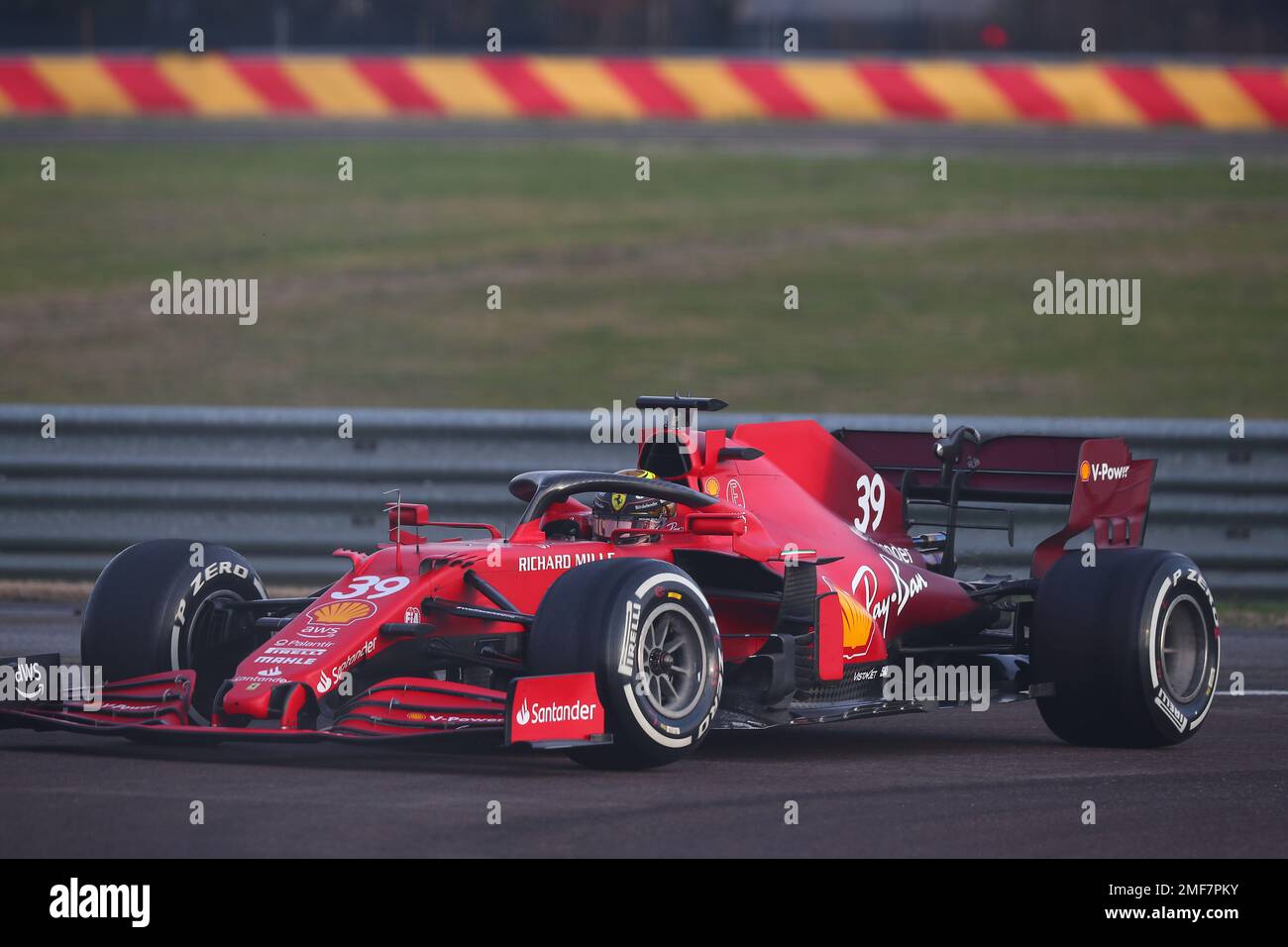 #39 Robert Shwartzman, Scuderia Ferrari during a test with the old 2021 ...