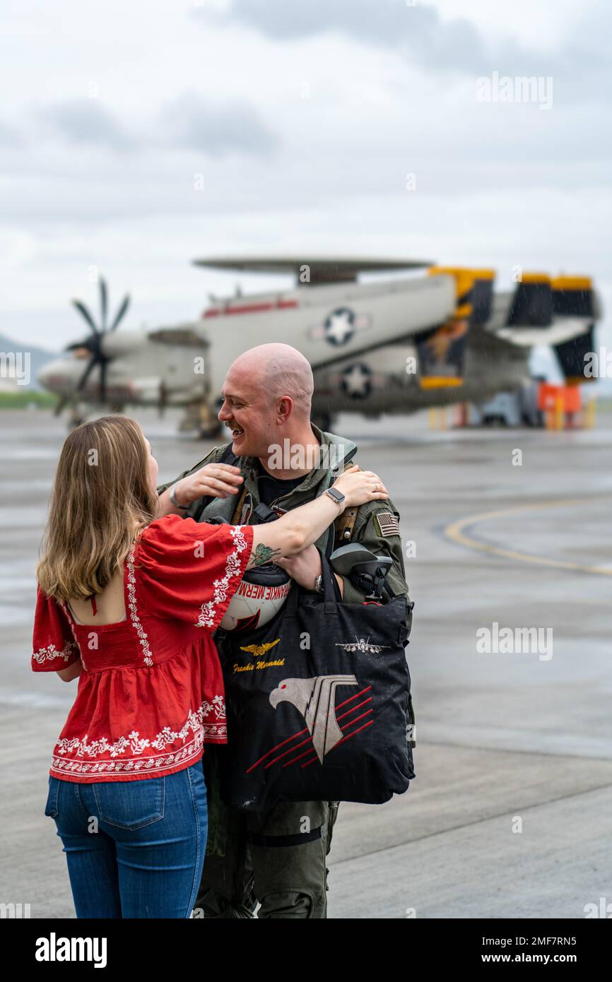 U.S. Navy Lt. Stuart McDaniel, an EA-18G Growler pilot assigned to ...