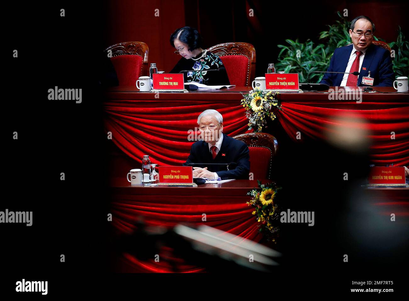 Vietnamese President and Communist Party's General Secretary Nguyen Phu ...