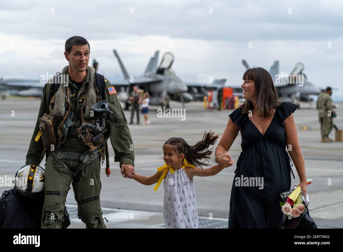 U.S. Navy Lt. Cmdr. John Lape, an F/A-18E Super Hornet pilot assigned ...
