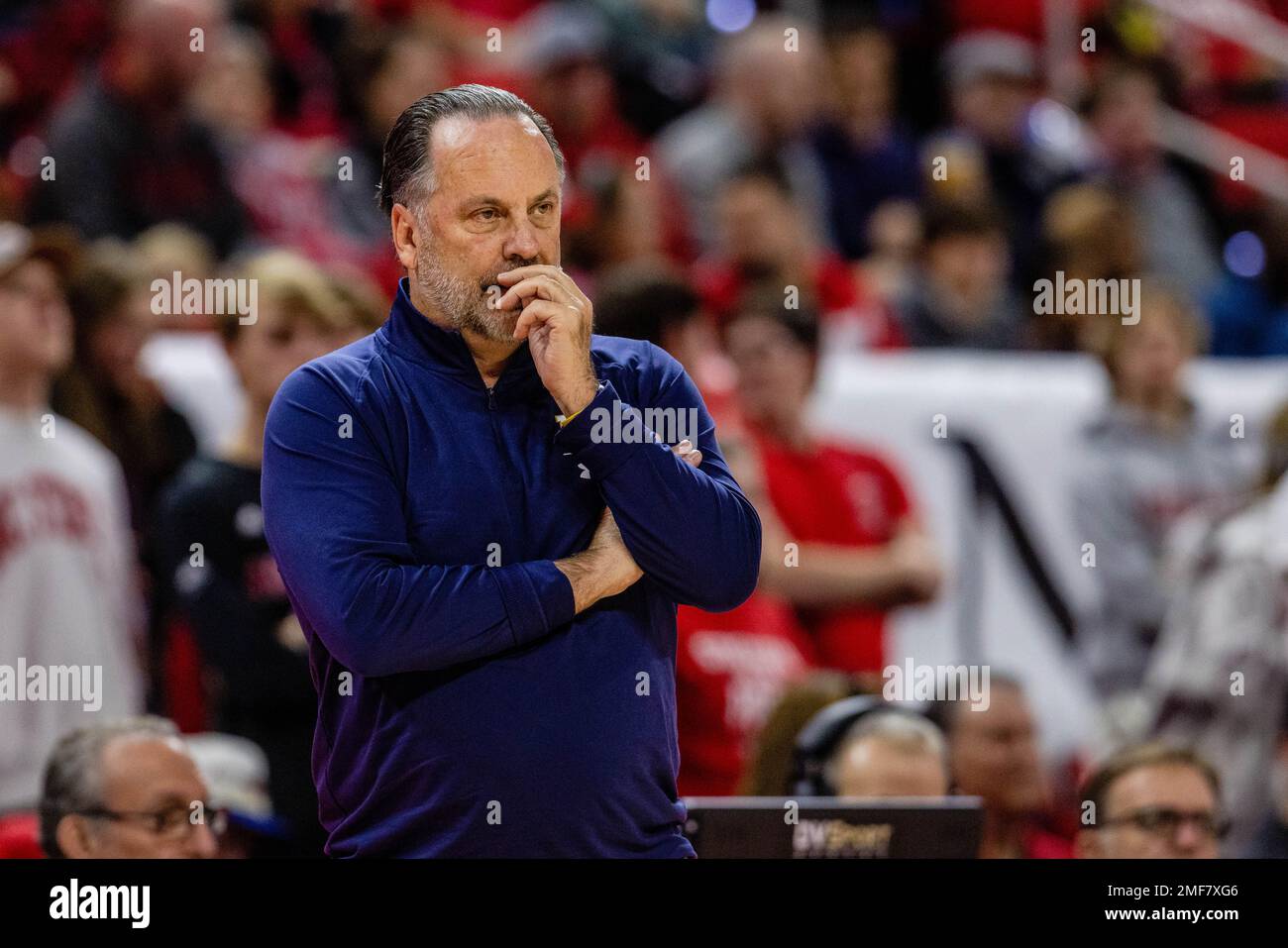 Raleigh, NC, USA. 24th Jan, 2023. Notre Dame Fighting Irish head coach ...