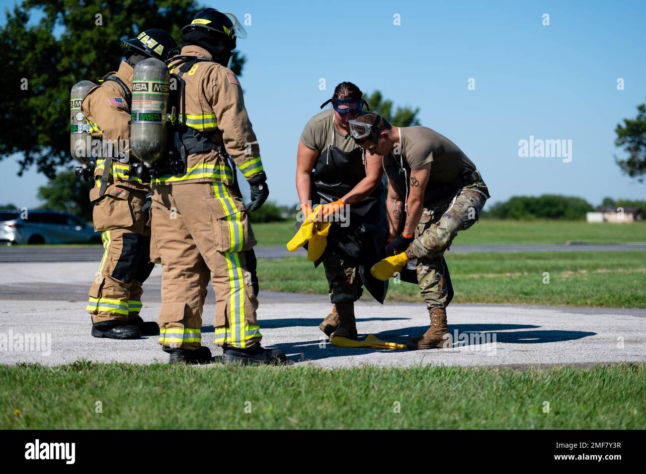 U.S. Air Force Airman 1st Class Aaron Robin, 375th Logistics Readiness ...