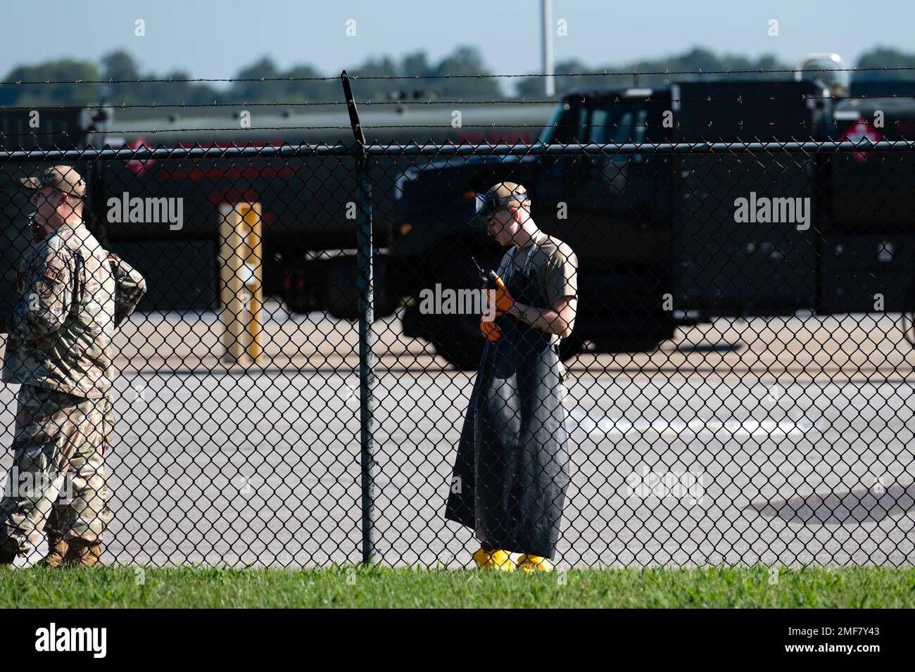 U.S. Air Force Airman 1st Class Aaron Robin, 375th Logistics Readiness ...