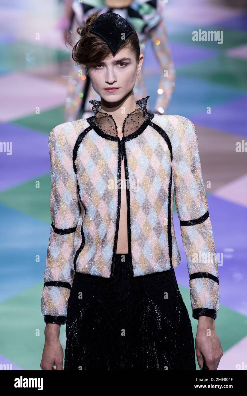 Paris, France. 24th Jan, 2023. GIORGIO ARMANI PRIVE Haute Couture ...