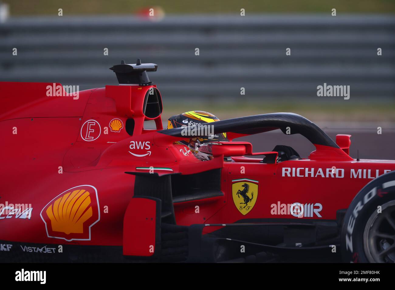 #39 Robert Shwartzman, Scuderia Ferrari during a test with the old 2021 ...