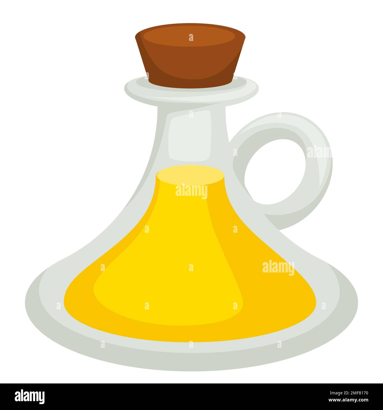 Olive oil salad seasoning liquid plant essence and food Stock Vector ...