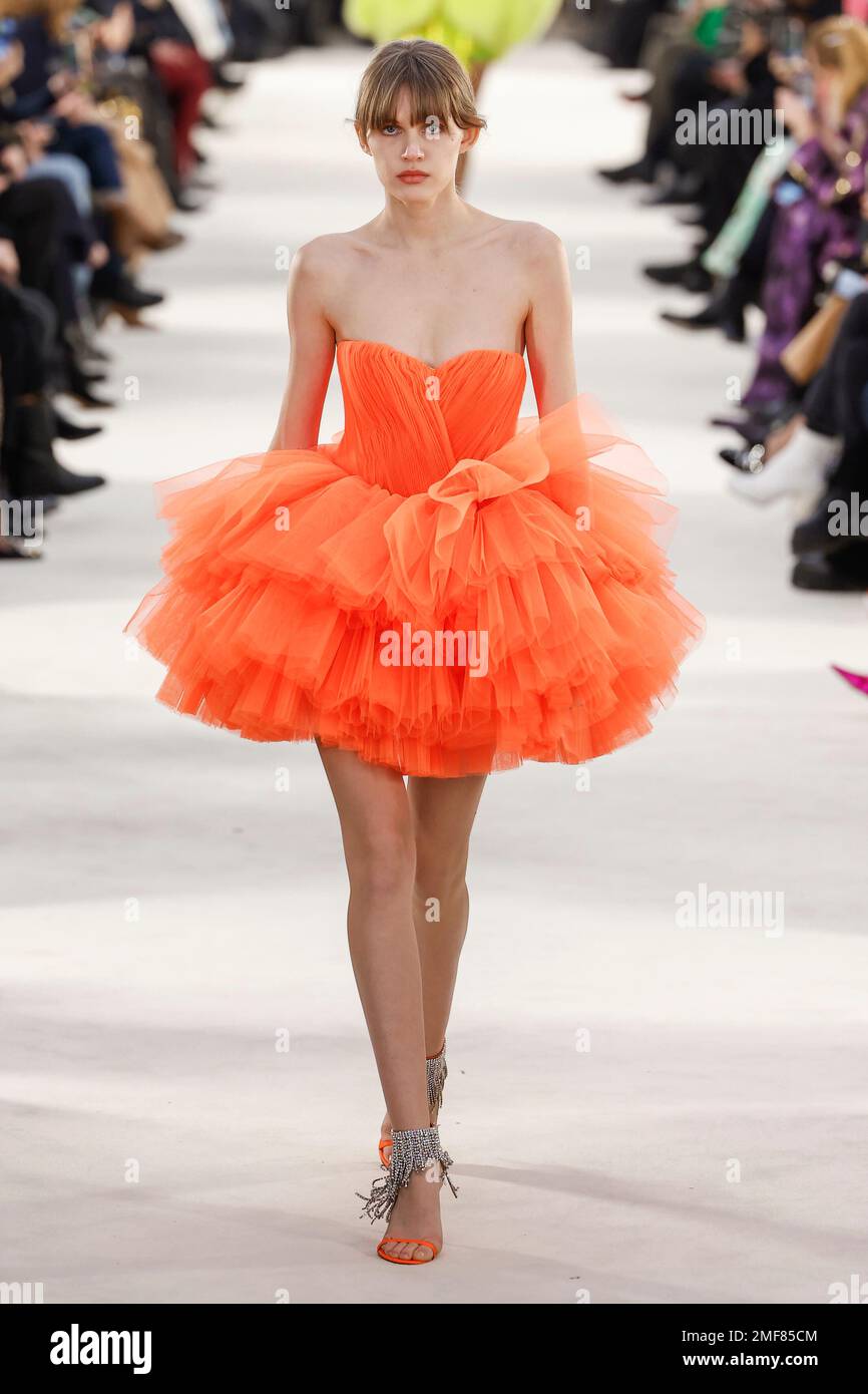 Paris, France. 24th Jan, 2023. ALEXANDRE VAUTHIER Haute Couture Spring ...