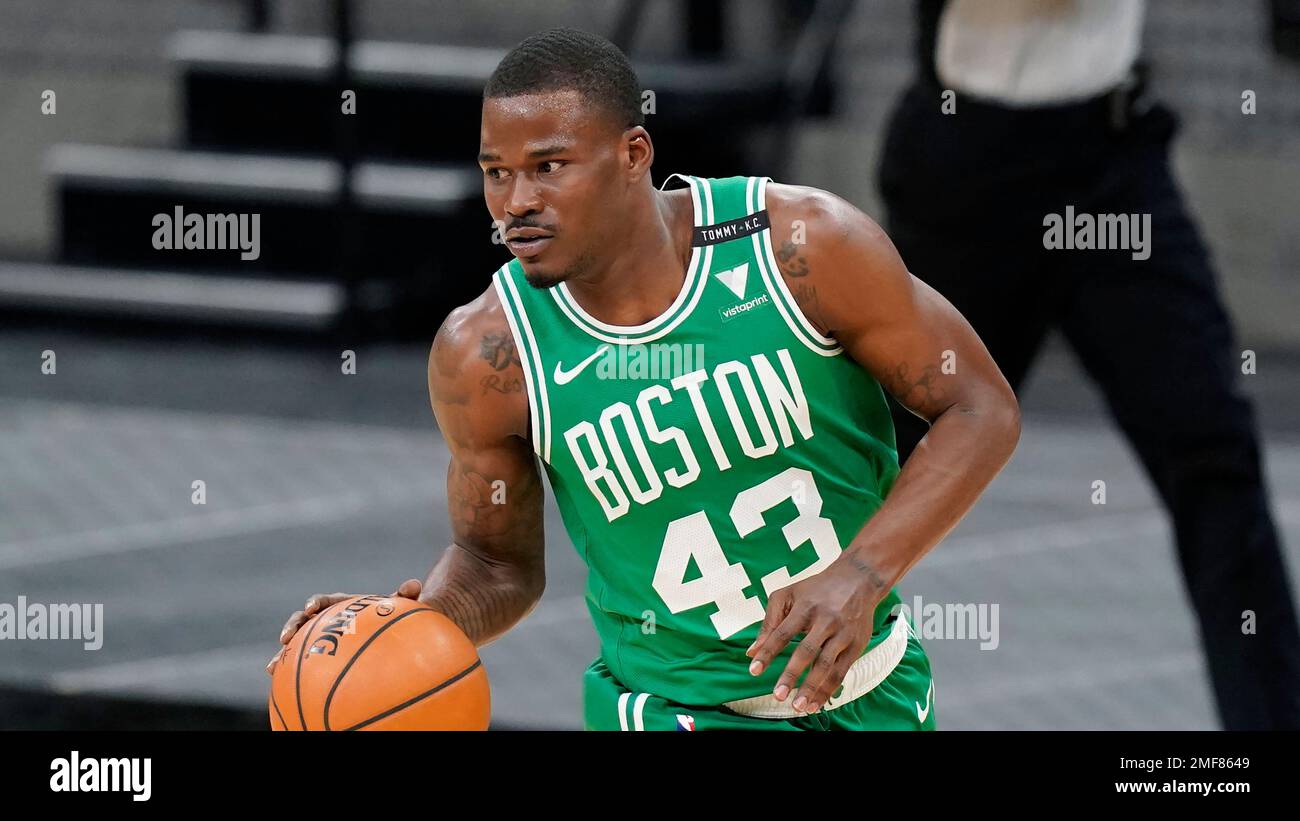 Boston Celtics guard Javonte Green (43) during the first half of an NBA ...