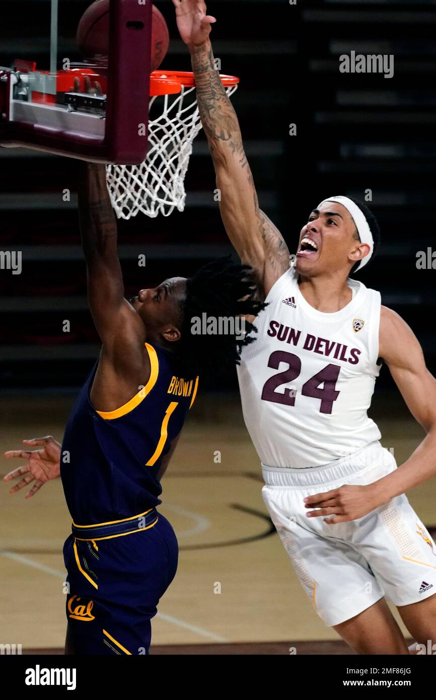 Arizona State forward Jalen Graham (24) during the first half of an ...
