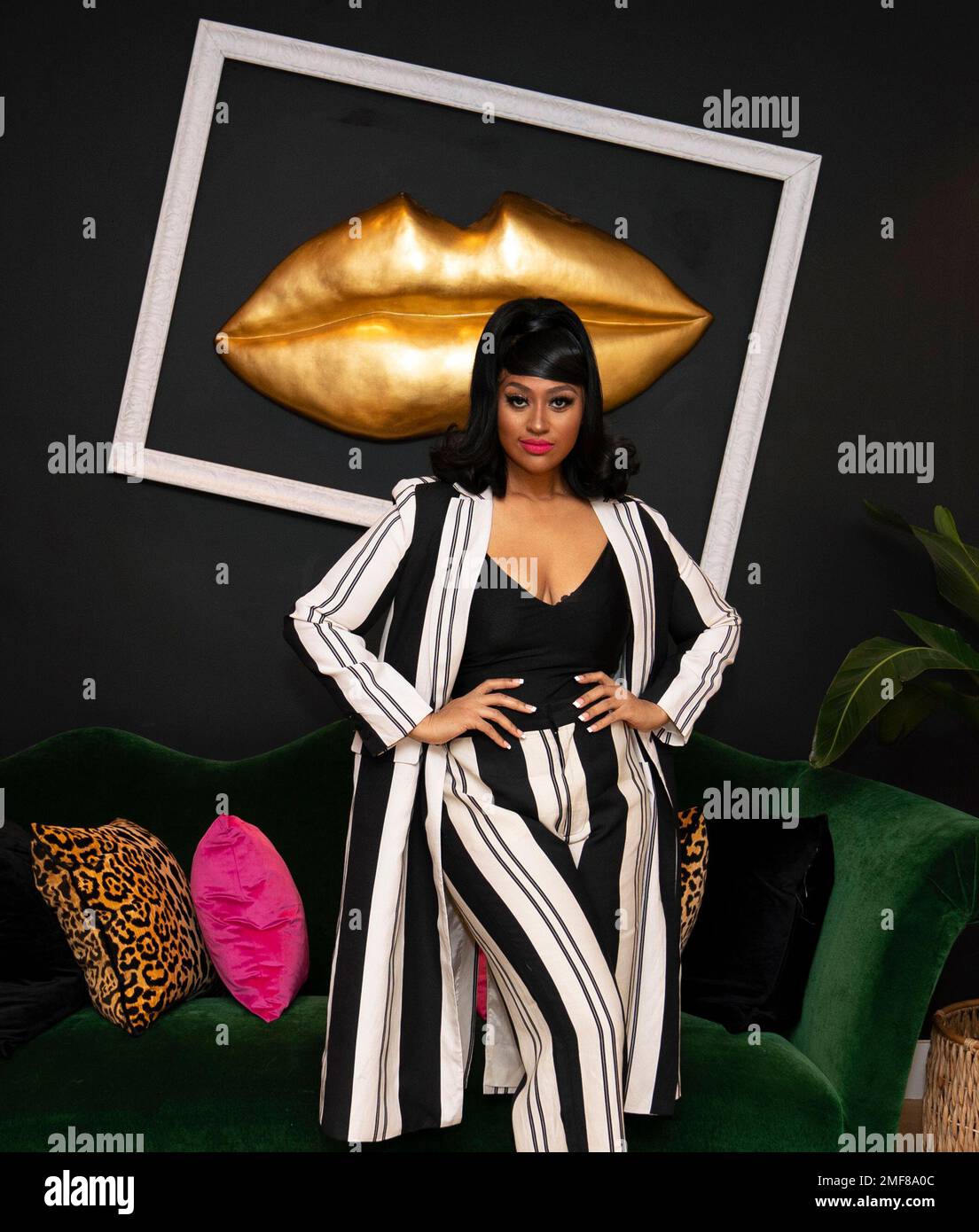 Singer Jazmine Sullivan poses for a portrait in Rydal, Pa., on Tuesday ...