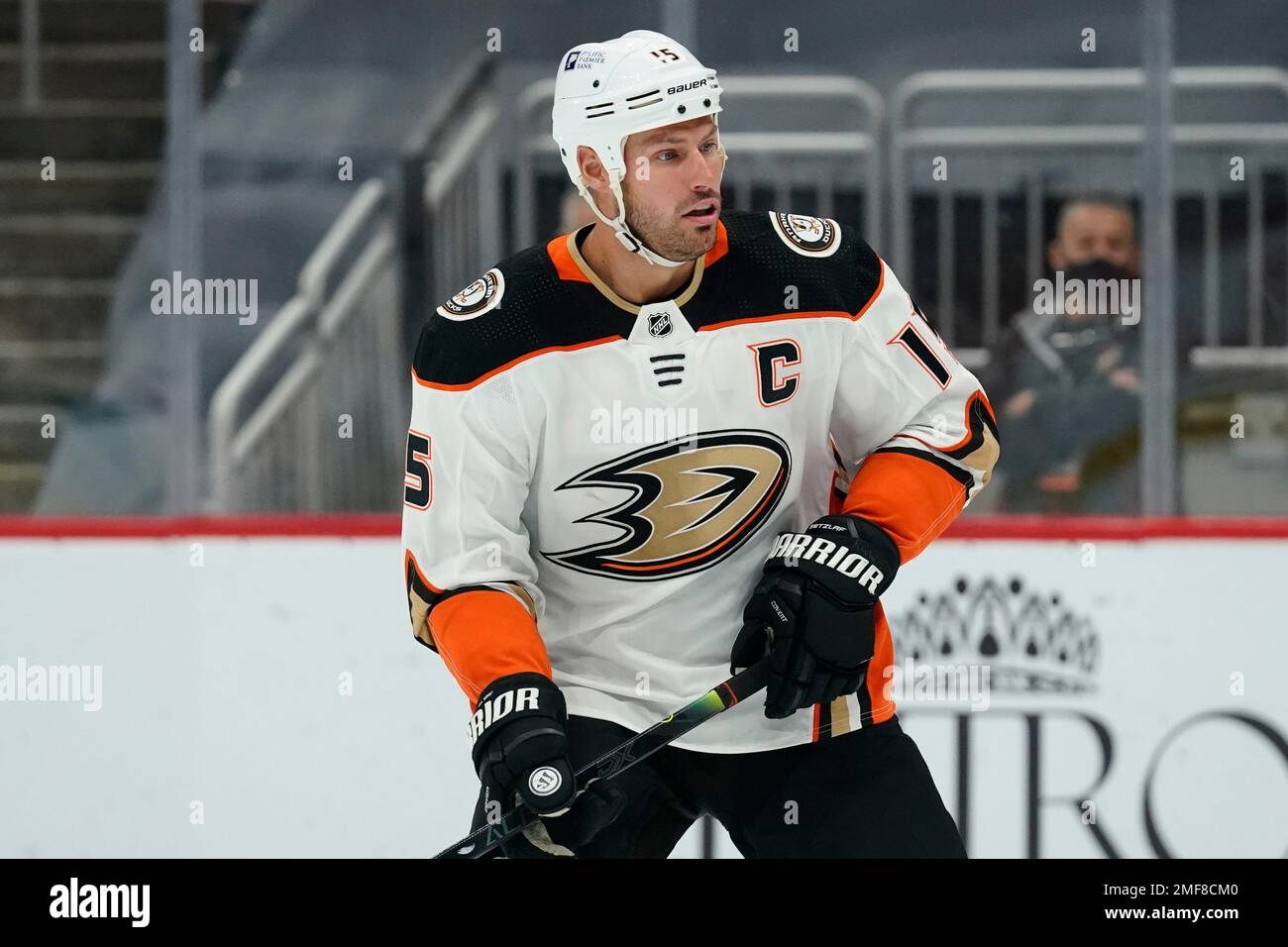 Anaheim Ducks defenseman Ben Hutton (15) in the first period during an ...