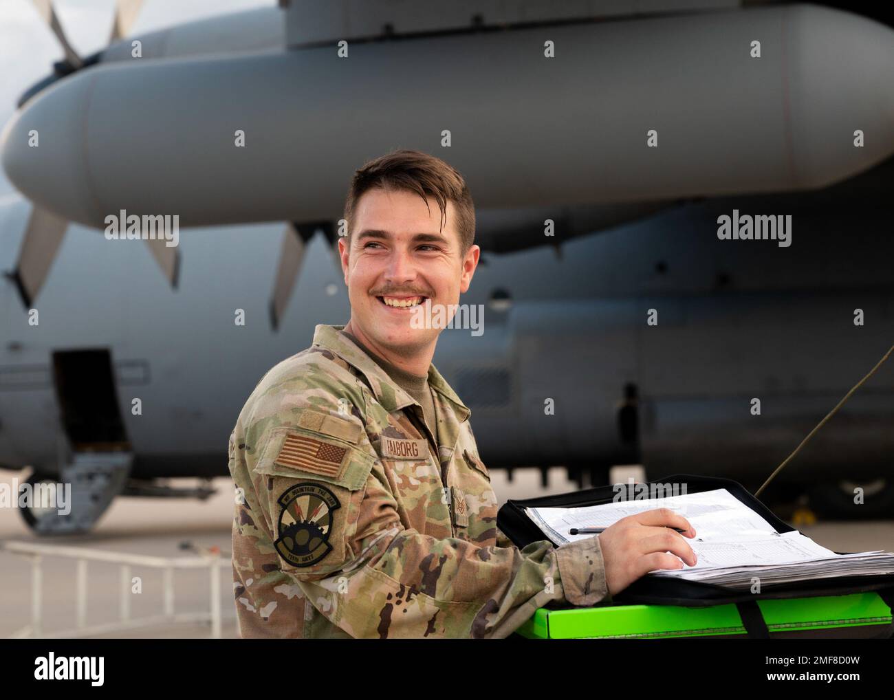 U.S. Air Force Staff Sgt. Jeffrey Faaborg, 755th Aircraft Maintenance ...