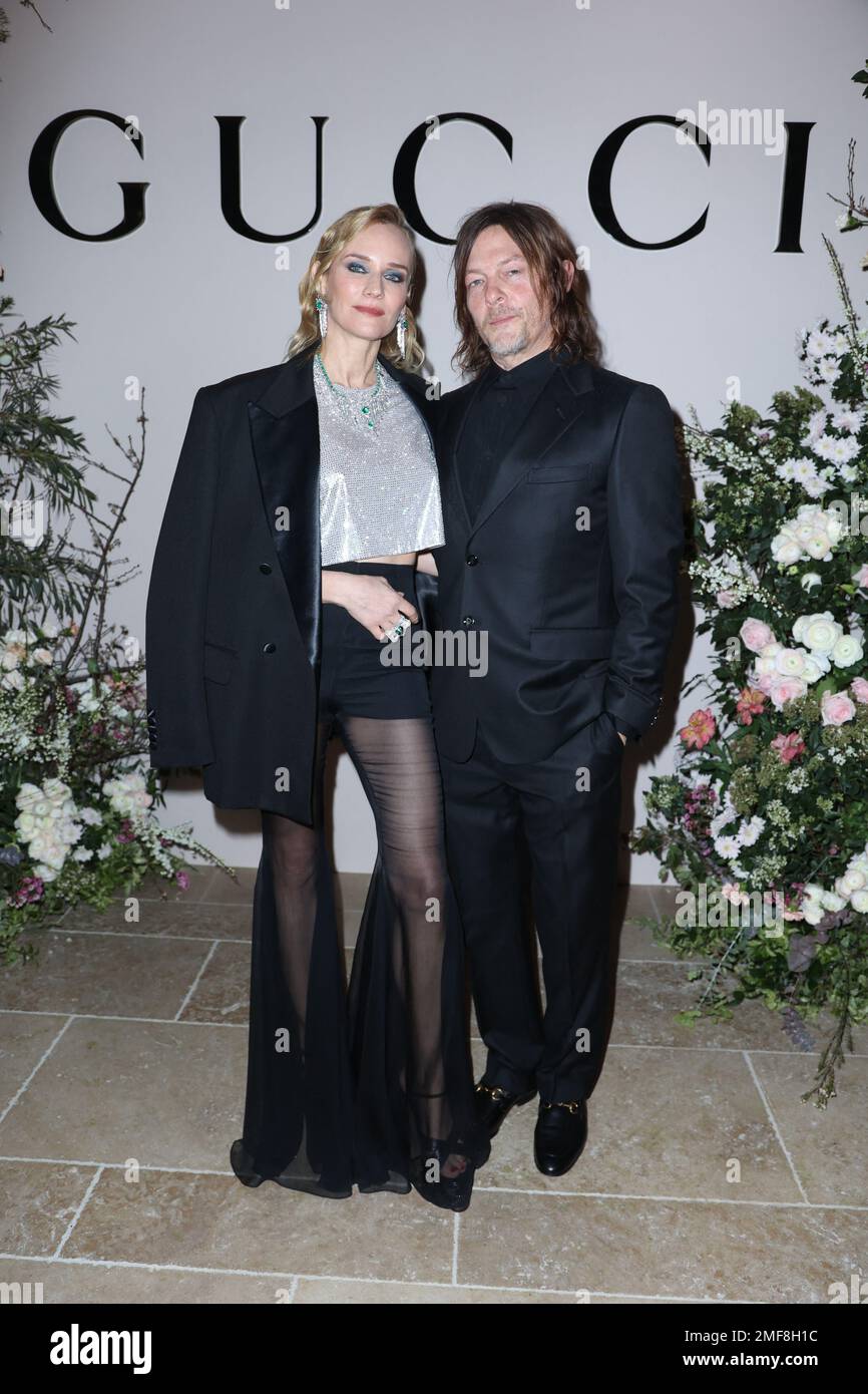 Diane Kruger and Norman Reedus attends private dinner celebrating the ...