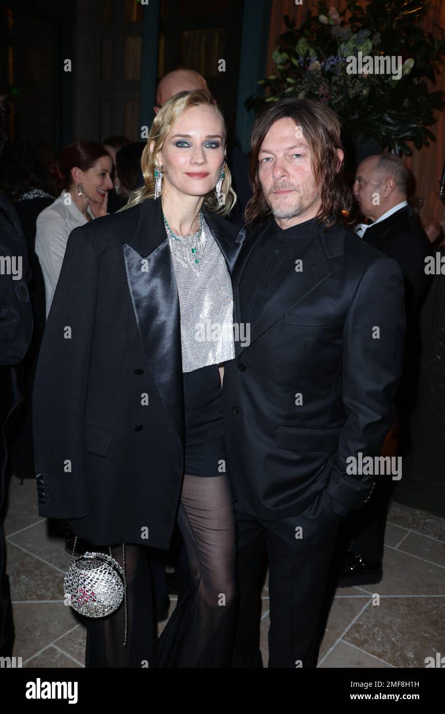 Diane Kruger and Norman Reedus attends private dinner celebrating the ...