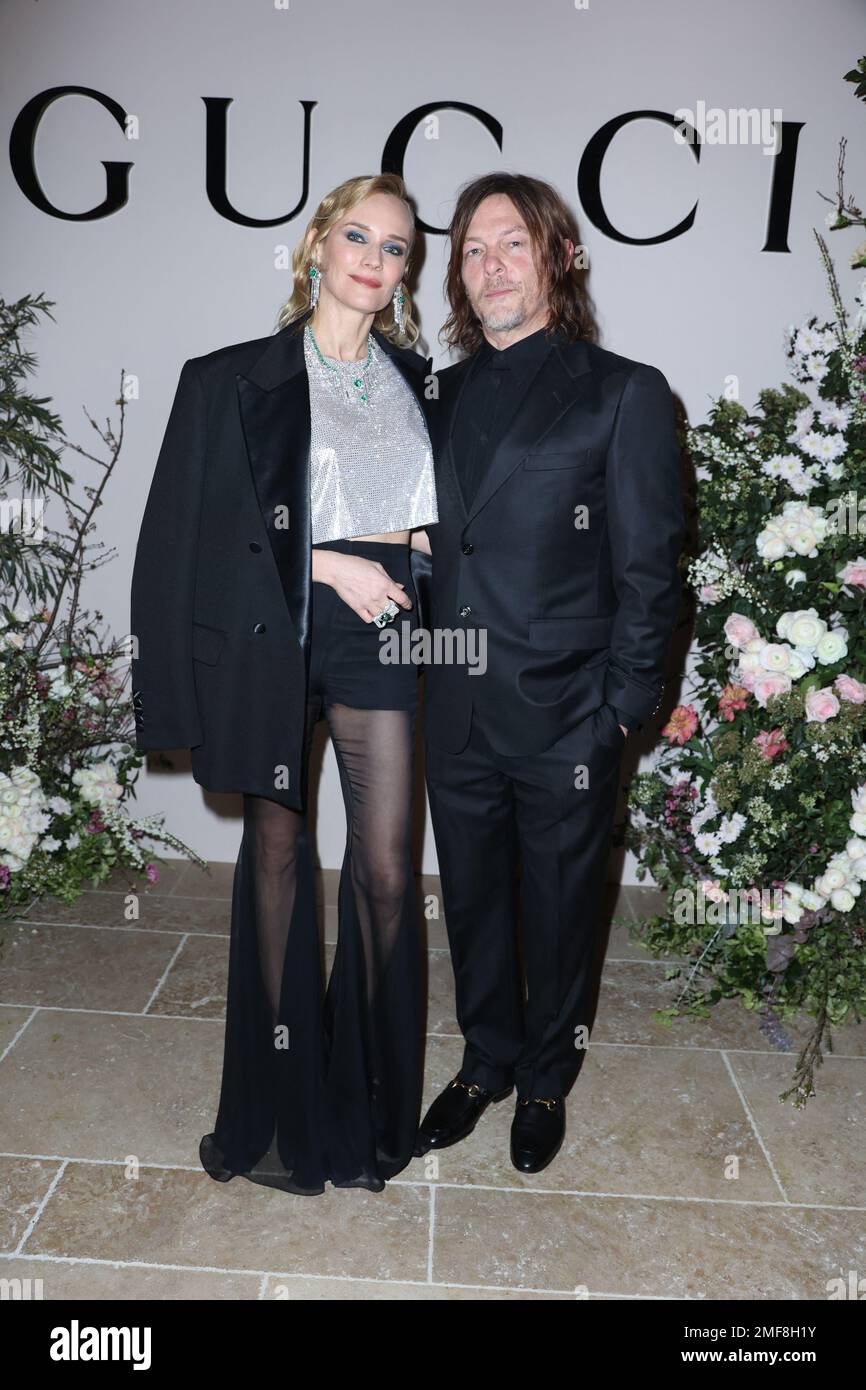 Diane Kruger and Norman Reedus attends private dinner celebrating the ...