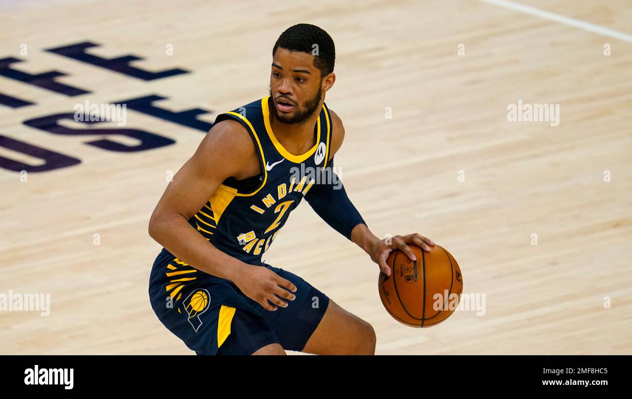 Indiana Pacers guard Cassius Stanley (2) plays against the Toronto ...
