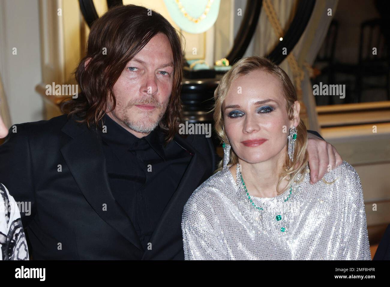 Diane Kruger and Norman Reedus attends private dinner celebrating the ...