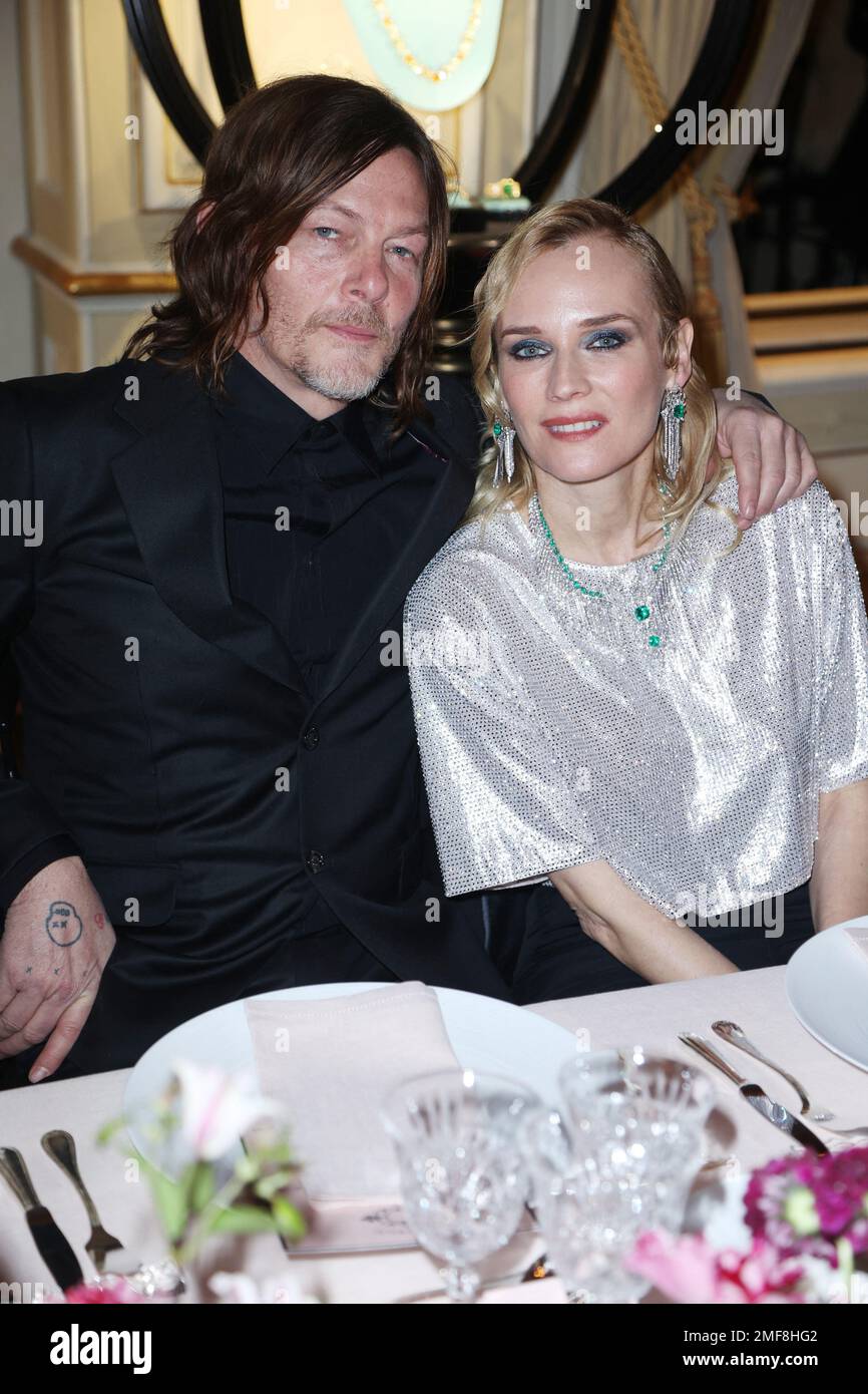 Diane Kruger and Norman Reedus attends private dinner celebrating the ...