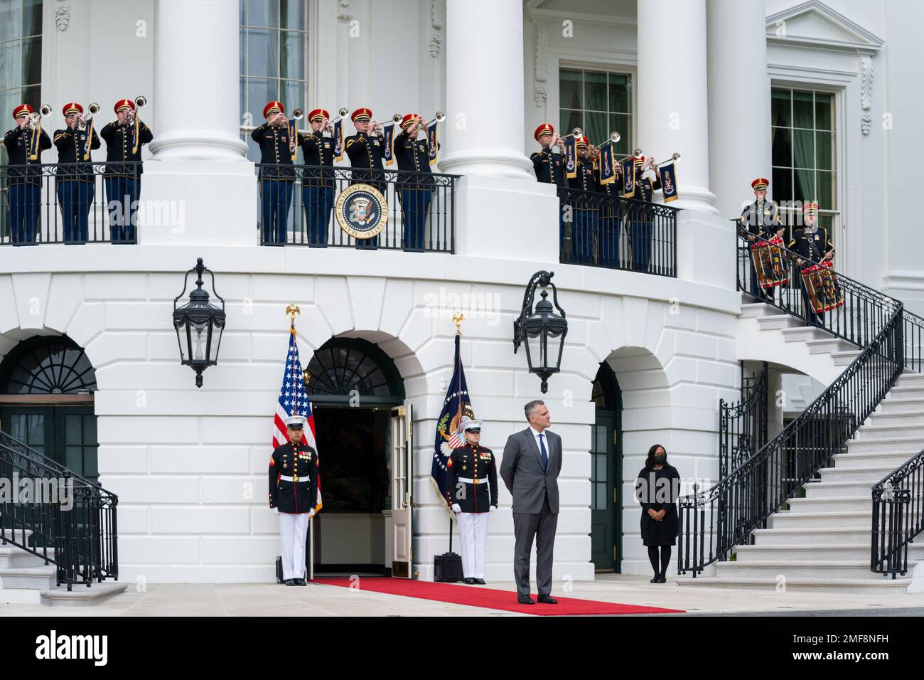 Reportage: Ambassador Rufus Gifford, Chief of Protocol, awaits the ...