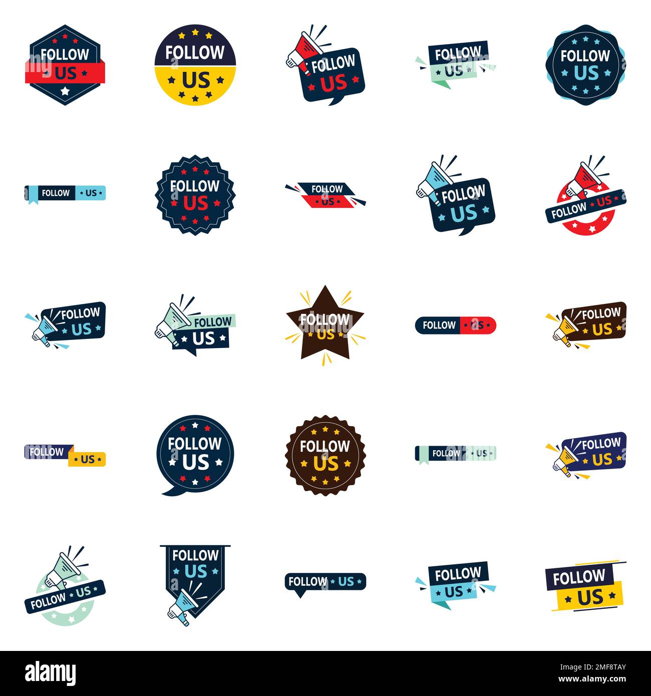 Follow us instagram logo hi-res stock photography and images - Alamy