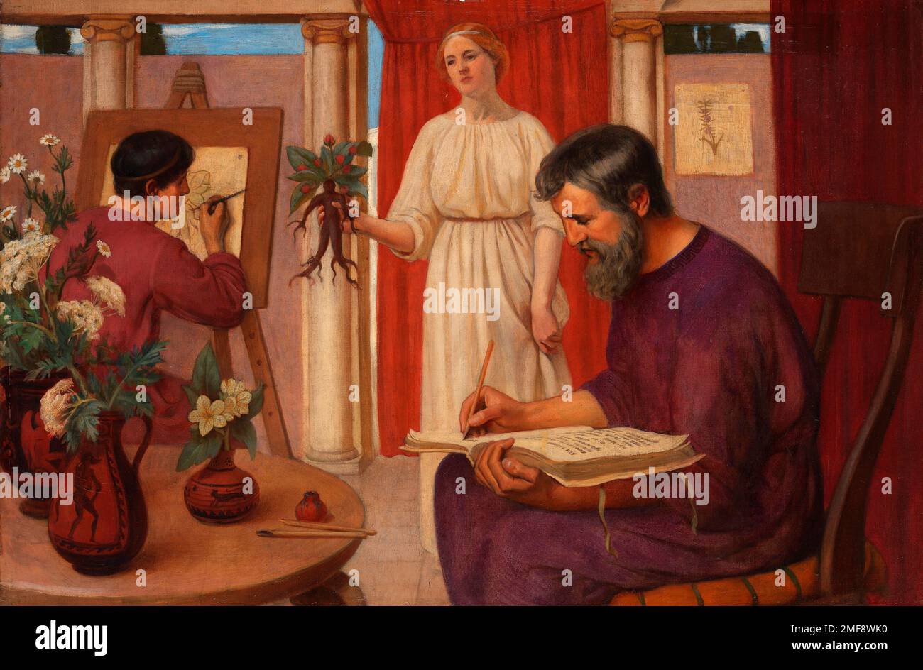 Dioscorides, Ancient Greek physician Stock Photo - Alamy