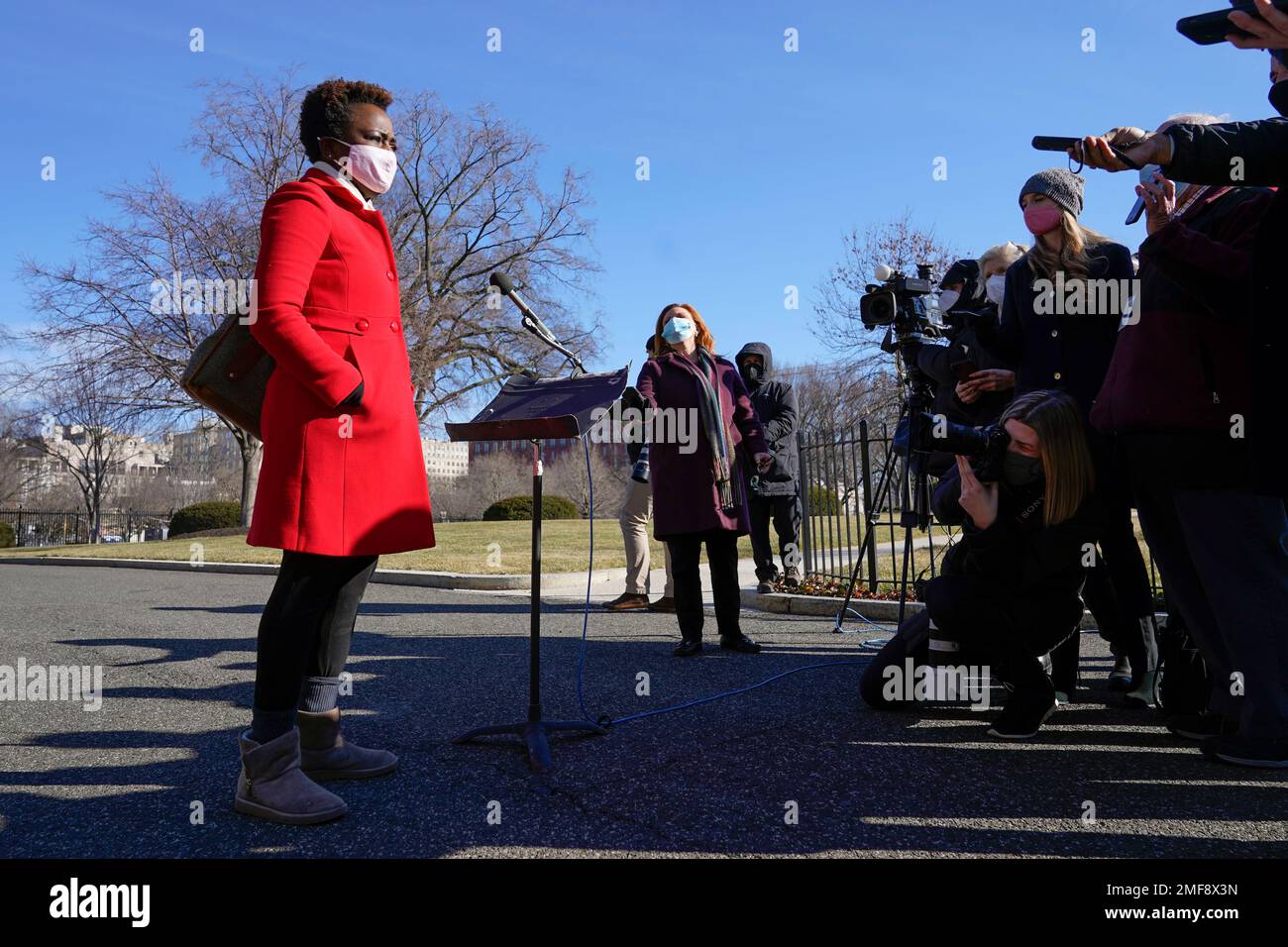 White House principal deputy press secretary Karine Jean-Pierre speaks ...