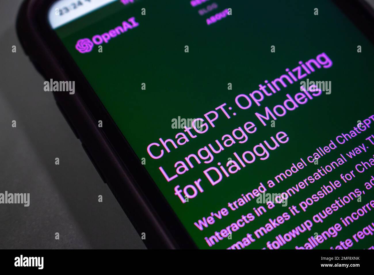 Vancouver, CANADA - Jan 23 2023 : Website of ChatGPT (Chat Generative ...