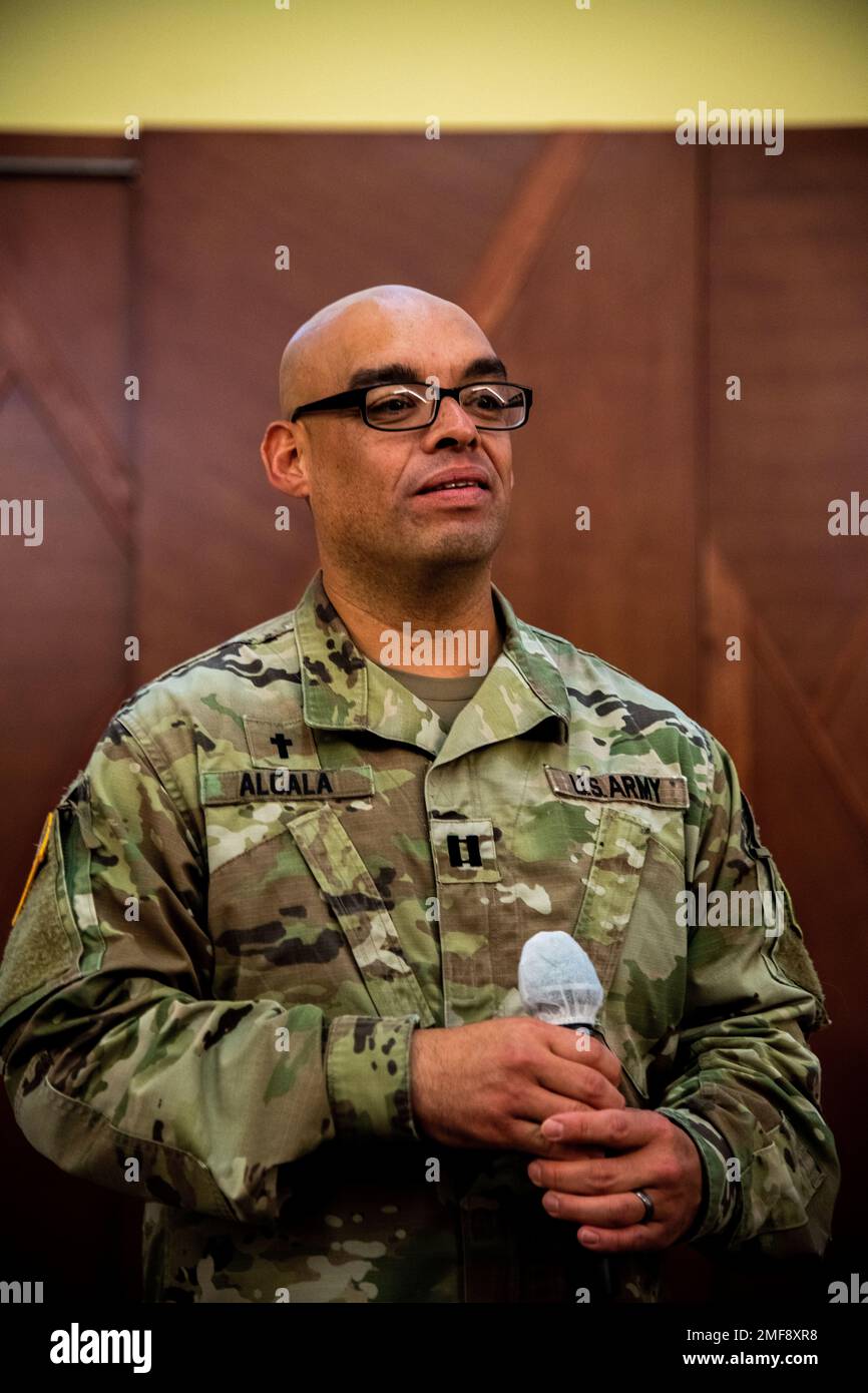 Chap. (Capt.) Nimrod Alcala with1st Armored Division, 2nd Battalion ...