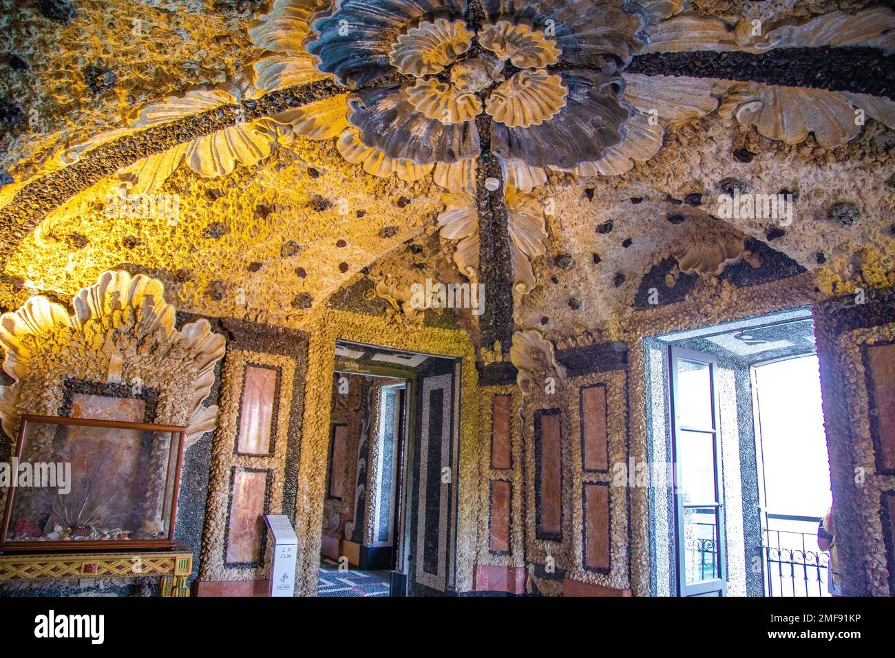 Palazzo Borromeo, Palace Interior view in Isola Bella, Isole Borromee ...