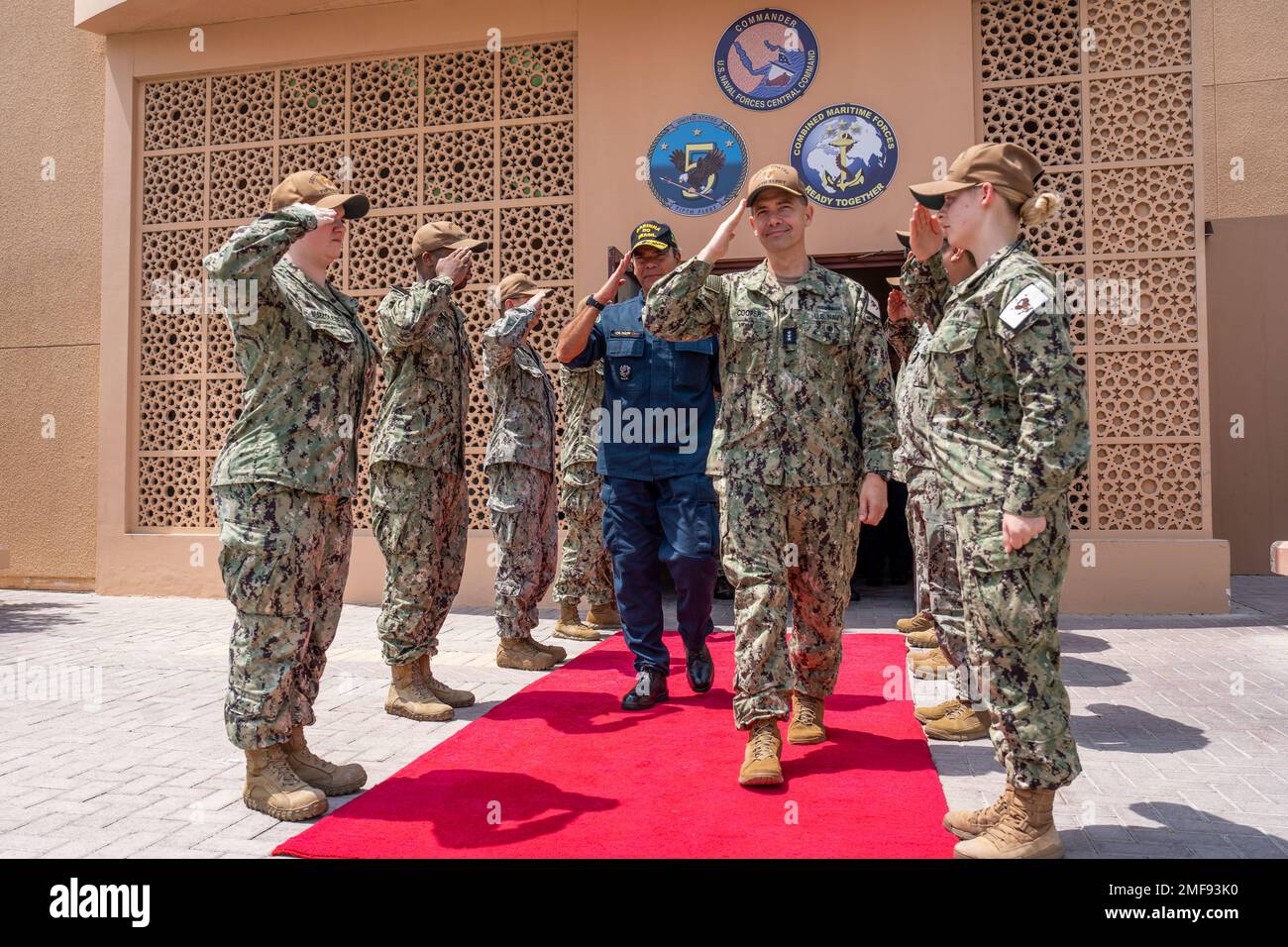 220818 -A-YK067-1035 MANAMA, Bahrain (Aug. 18, 2022) Vice Adm. Brad ...