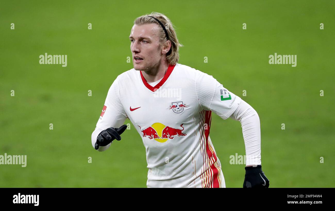 Leipzig's Emil Forsberg during the German Bundesliga soccer match ...