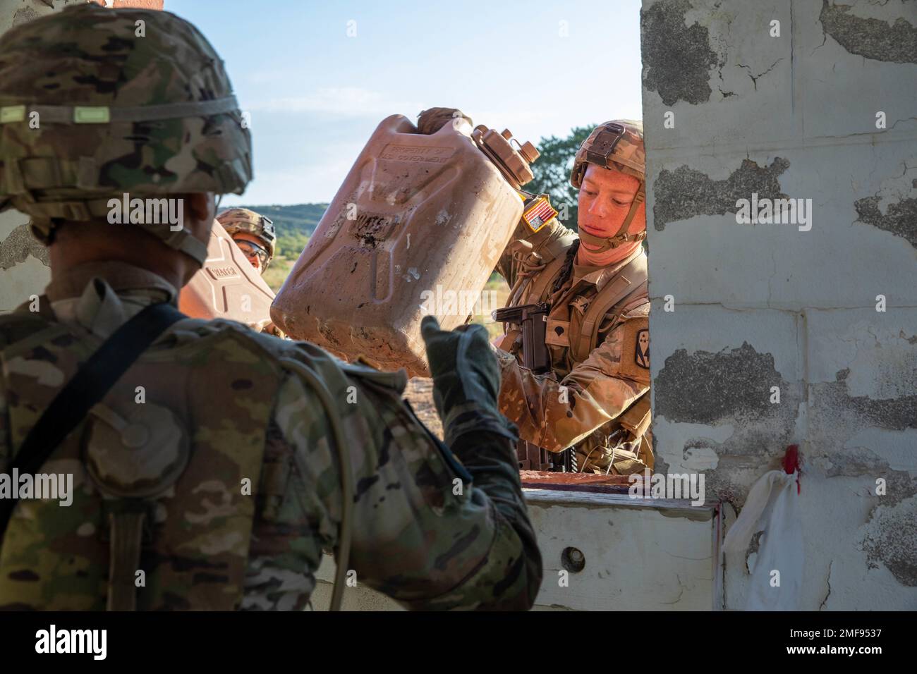 FORT HOOD, Texas - U.S. Army Dylan Doan, an air missile defense crew ...