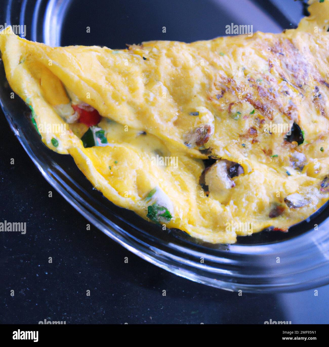 French bacon omelette hi-res stock photography and images - Alamy