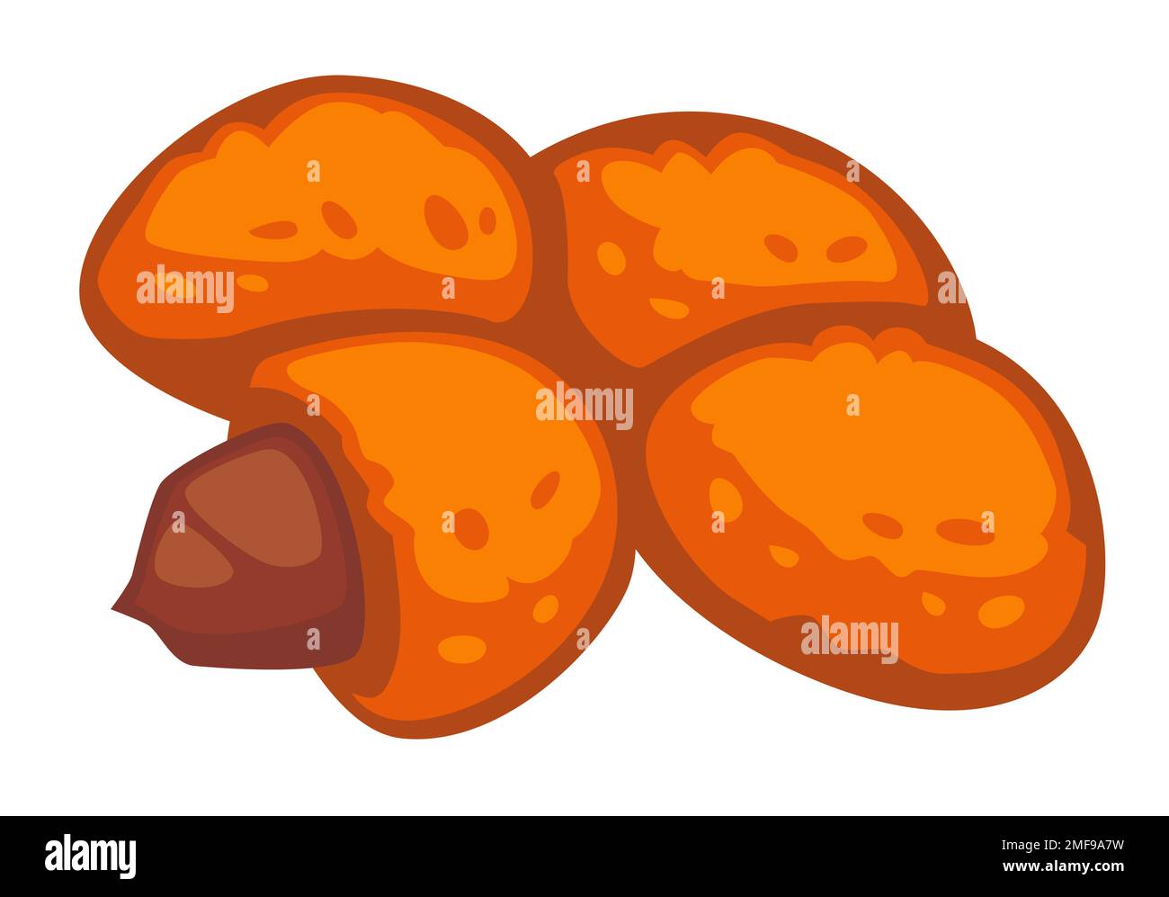 Deep fried peanut Stock Vector Images - Alamy