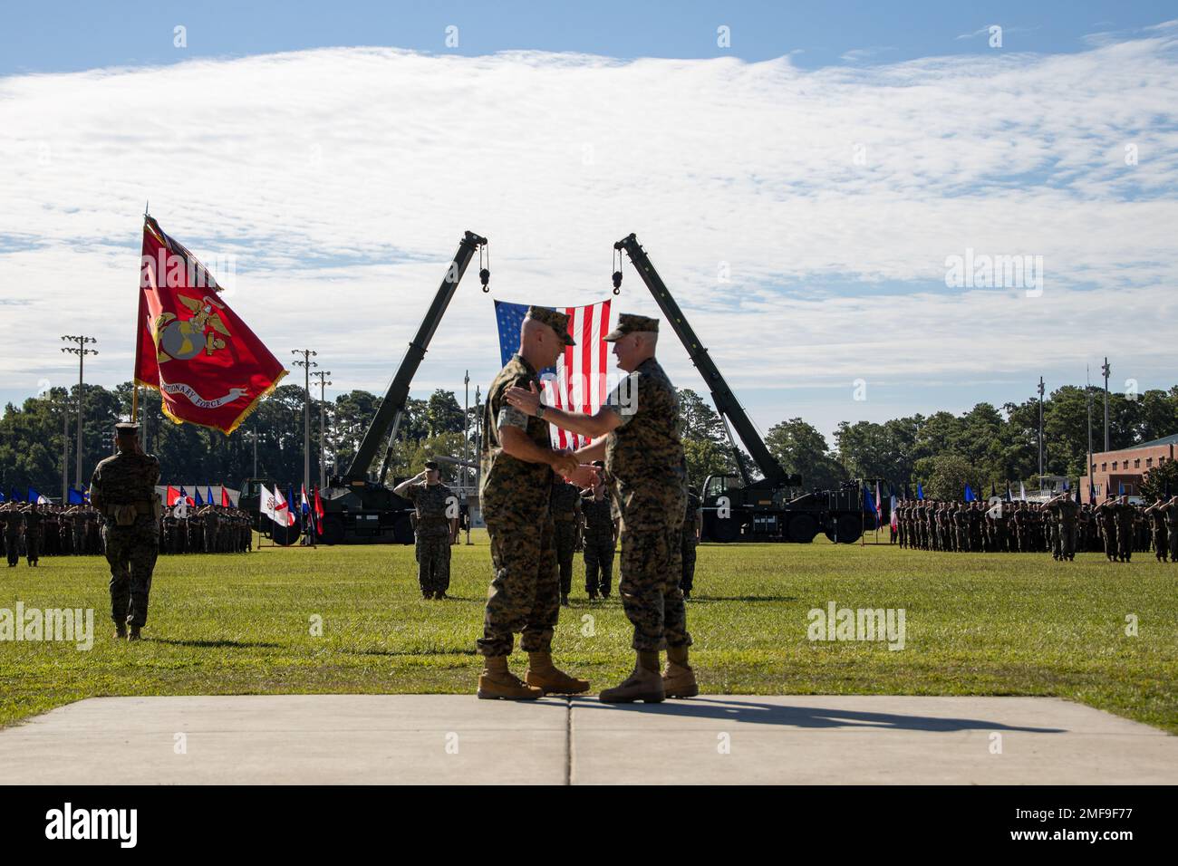 U.S. Marine Corps Lt. Gen. William M. Jurney, commanding general, II Marine Expeditionary Force ...