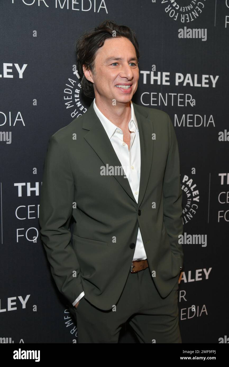 Zach Braff attends a screening of Apple Original's "Shrinking" at The ...