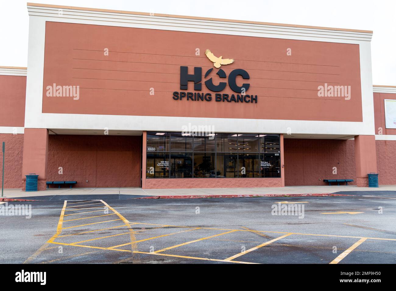 Houston Community College Spring Branch location front entrance Stock ...