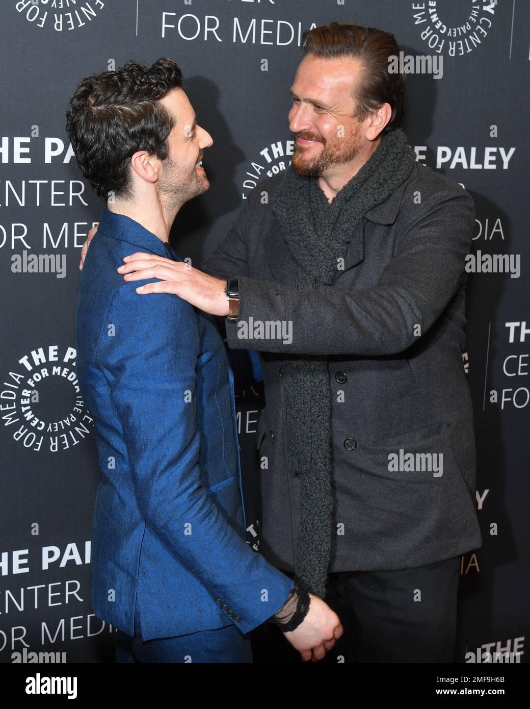 Jason Segel and Michael Urie attend a screening of Apple Original's ...