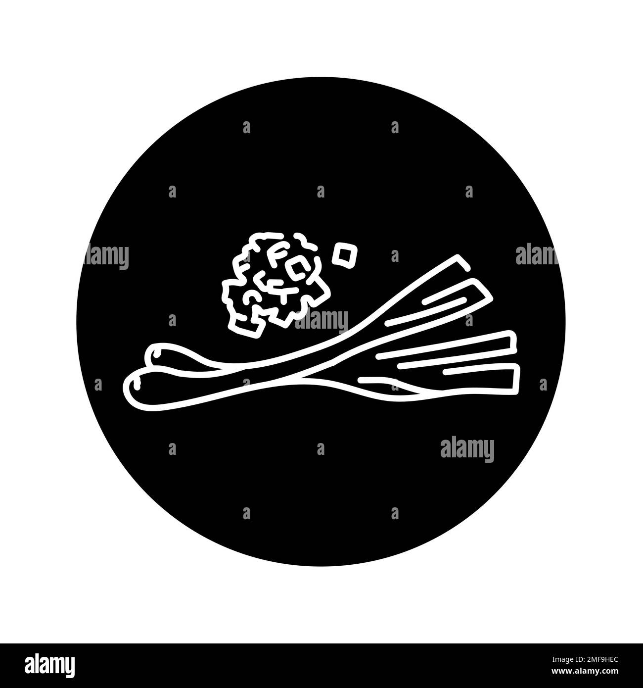 Green onion color line icon. Natural vegetable. Pictogram for web page ...