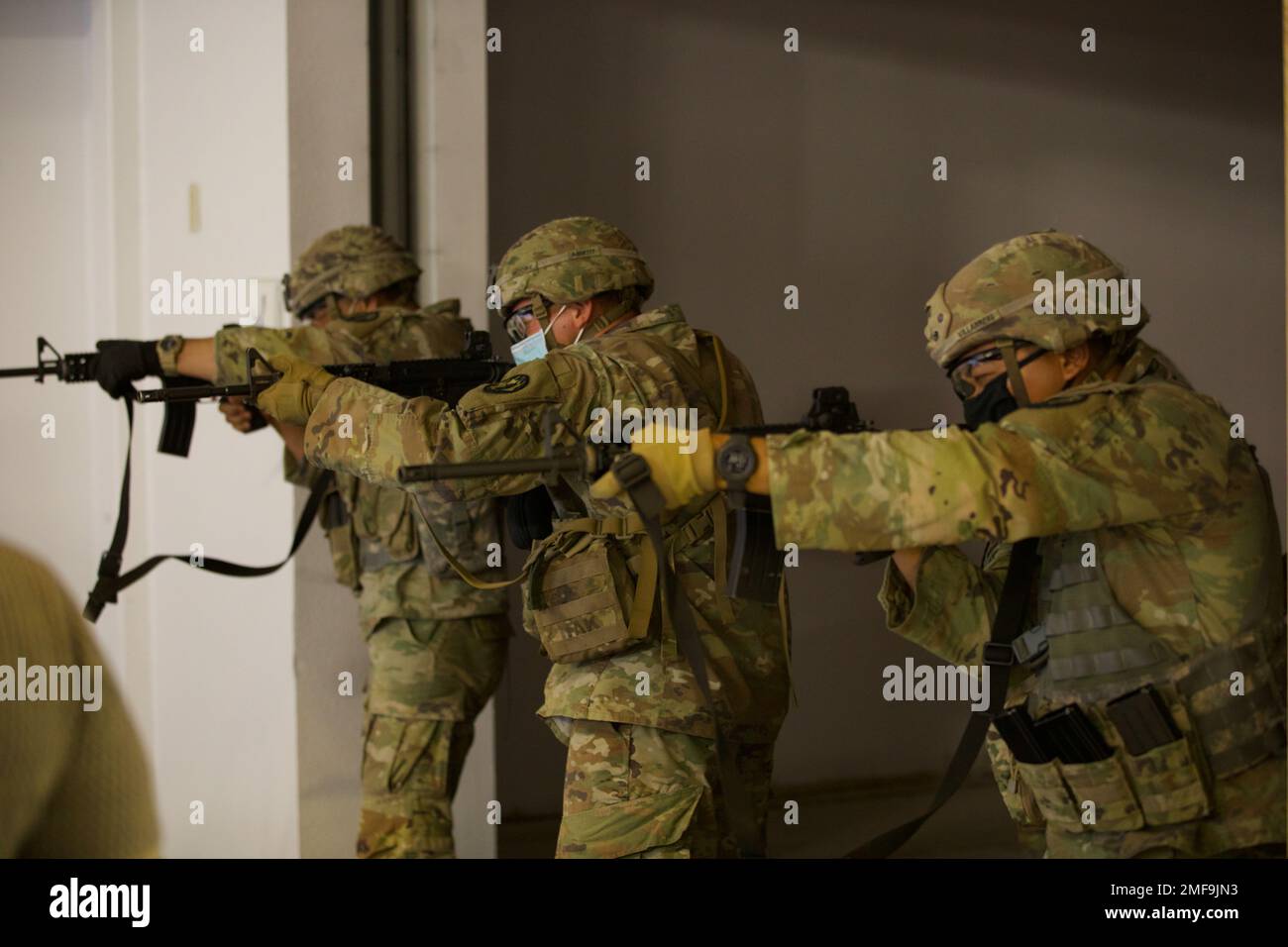 U.S. Army Soldiers, representing the 89th Military Police Brigade ...