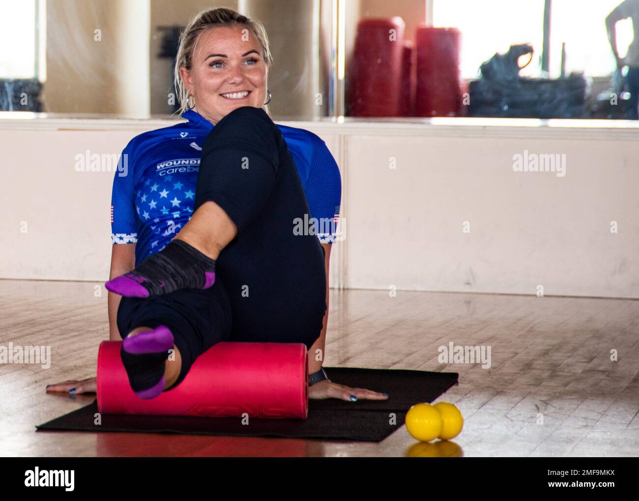 U.S. Air Force Capt. Nichole Evenson, a Team Air Force warrior Games ...