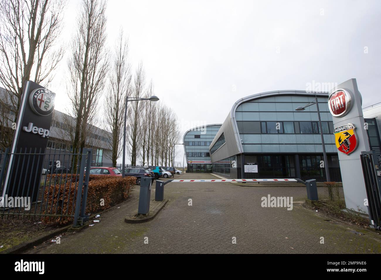 Exterior view of the building housing the Stellantis headquarters in ...