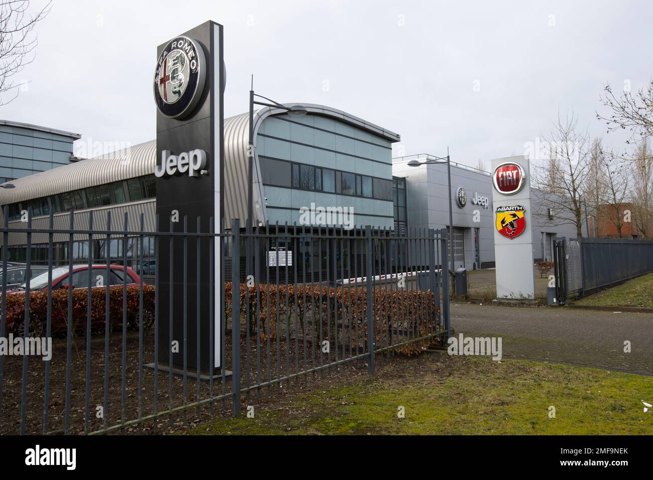 Exterior view of the building housing the Stellantis headquarters in ...