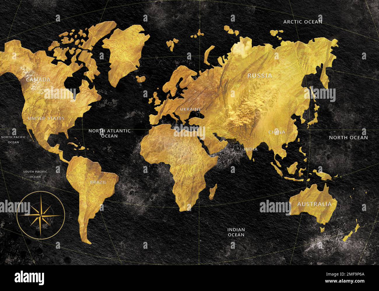 World map collage hi-res stock photography and images - Alamy