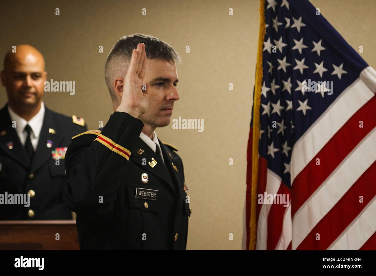 Capt. Ryan Webster, the Brigade Support Element Detachment Commander ...